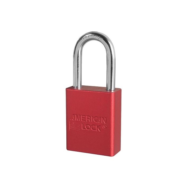 Master Lock A1106RED Red Anodized Aluminum LOTO Padlock