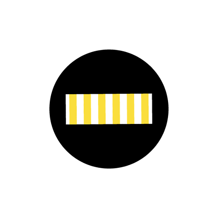 LUMEN FLOOR SIGN SLIDE: CROSSWALK YELLOW WHITE | Safety Signage Tapes ...