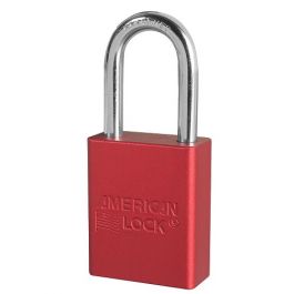 Master Lock A1106RED Red Anodized Aluminum LOTO Padlock