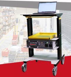 Computer on Wheels (COW) - Mobile Power Work Station for Warehouses and ...
